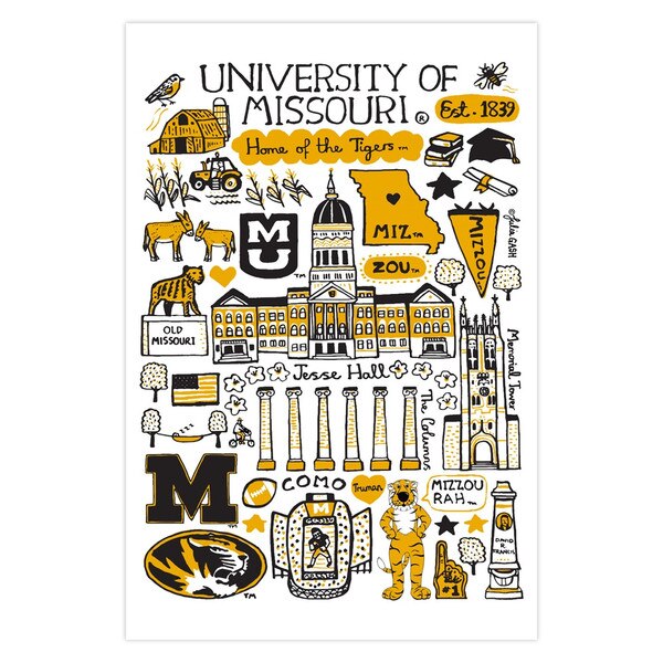 5476602-POSTER UMC JULIA GASH UNIVERSITY OF MISSOURI Black/Gold