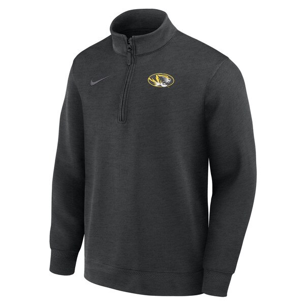 Black Nike Oval Tiger Head Basketball 1/4 Zip Pullover