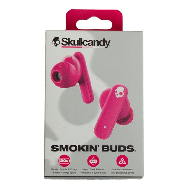 Skullcandy Pink Smokin Buds True Wireless Earbuds | The Mizzou Store
