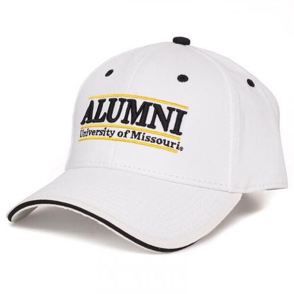 White Alumni University of Missouri Adjustable Hat | The Mizzou Store